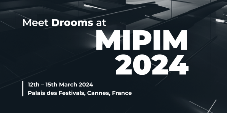 Meet Drooms@MIPIM 2024 | Drooms